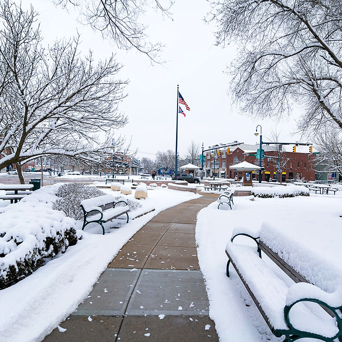 Winter wonderland or final exam season? In Oxford, the snow-covered streets make even a trek to the library feel like a magical adventure.