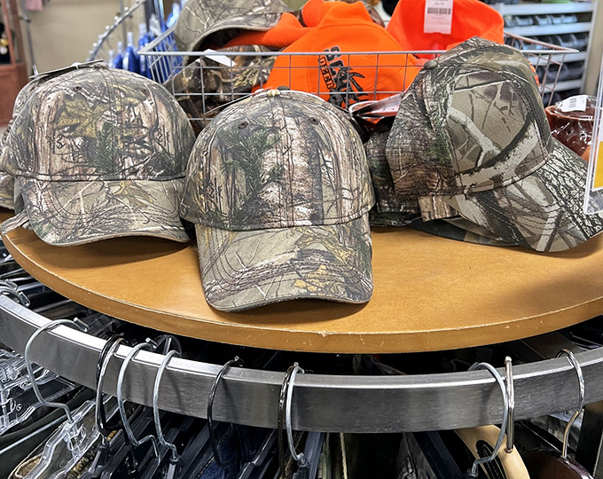 Embrace your inner outdoorsman! These camo caps are perfect for blending in with nature or standing out at your next tailgate party.
