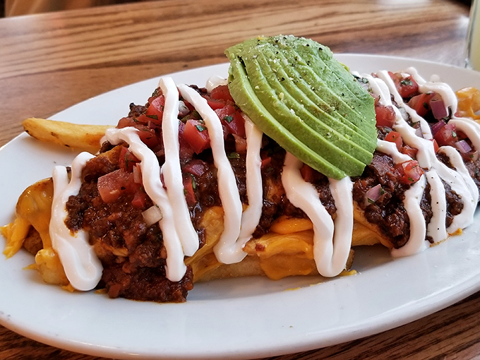 Holy guacamole! These loaded fries are a flavor fiesta that'll make your taste buds do the cha-cha. Resistance is futile, just grab a fork.