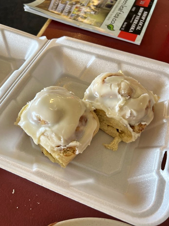 Cinnamon rolls or edible pillows? These gooey, frosted beauties are so soft, you might be tempted to take a nap on them.