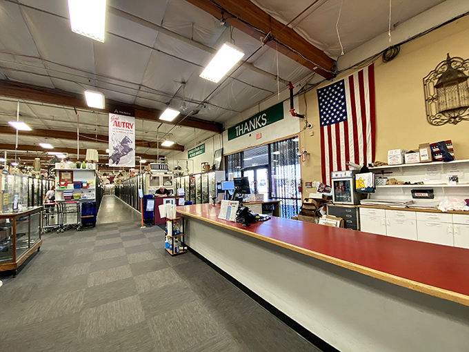 The final frontier: the checkout counter. Will your wallet survive this antique odyssey? Only time (and your credit card limit) will tell!