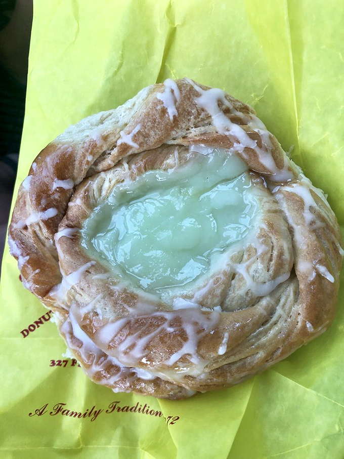 Danish delight! This pastry looks like it's giving you a warm, gooey hug &ndash; resistance is futile!