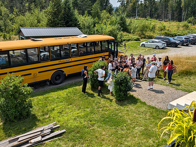 All aboard the science express! These eager students are about to embark on a journey through the wonderfully weird world of Wilhelm Reich.