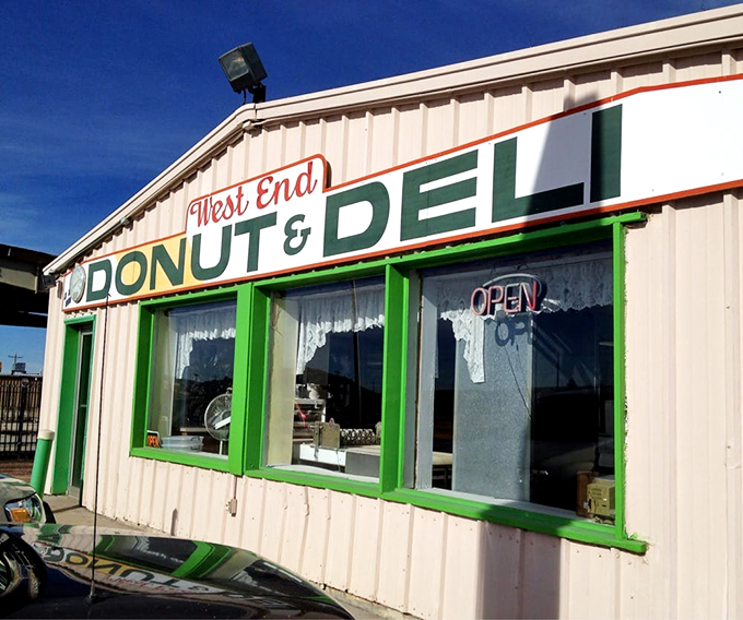 Open sesame to sweetness! These green-trimmed windows are portals to a world where diet plans go to die happily.