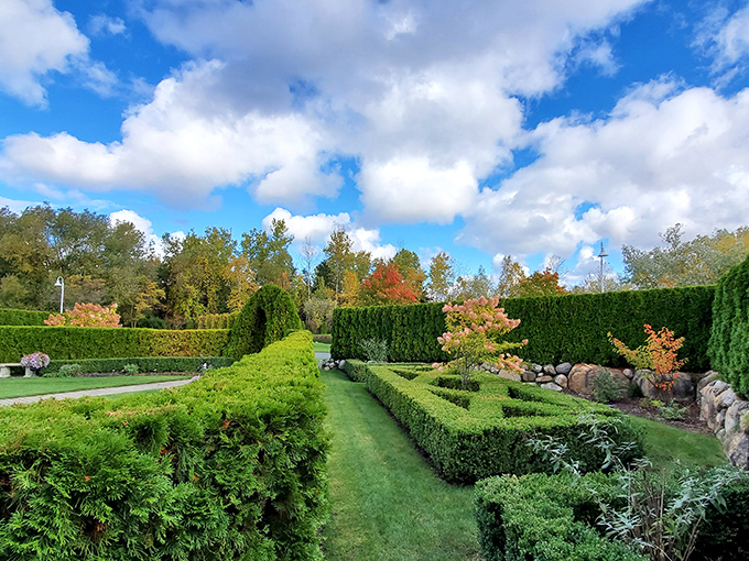 Nature's own hedge maze. These perfectly manicured gardens are a testament to the art of topiary &ndash; and patience!