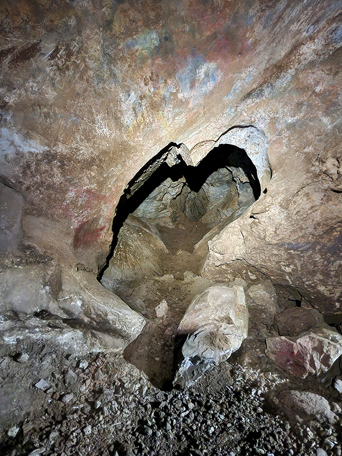 To boldly go where no claustrophobe has gone before. This tight squeeze is not for the faint of heart!