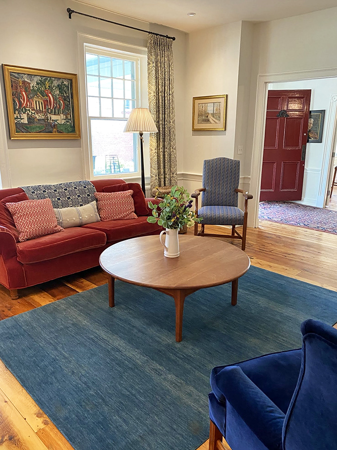 Welcome to the coziest corner of Vermont. This living room is so inviting, you might forget to actually explore the great outdoors.