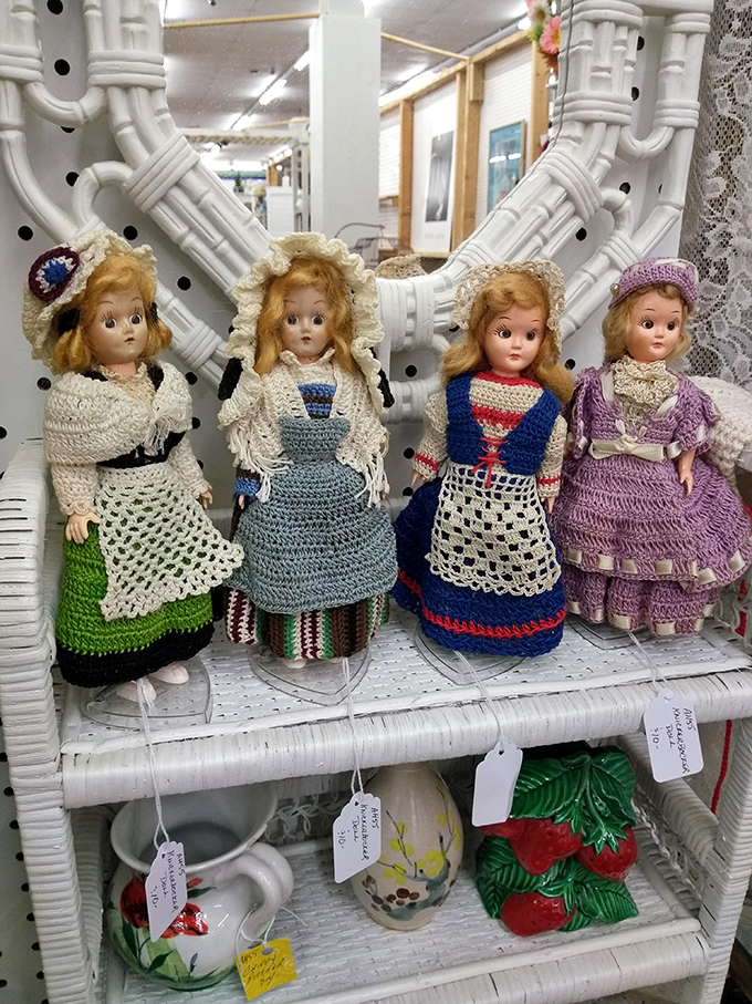 Dollightful! These knickerbocker cuties are serving up nostalgia with a side of "aww." Your inner child is squealing with delight.