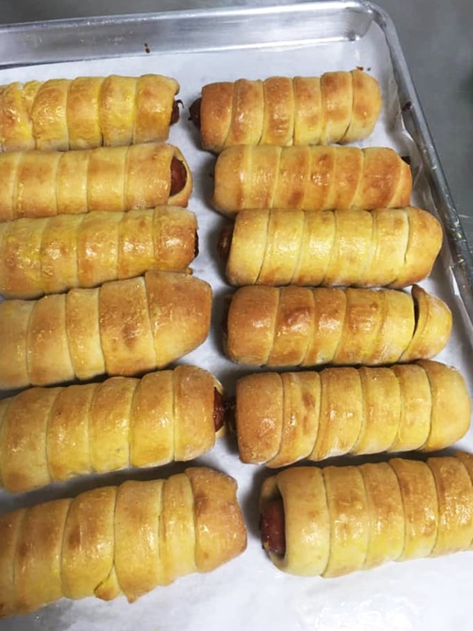 Not your average pig-in-a-blanket! These kolaches are like a warm, savory hug for your taste buds &ndash; comfort food at its finest.