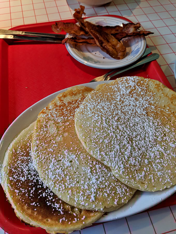 Pancakes so fluffy, they could double as pillows! Warning: May cause spontaneous breakfast-for-dinner cravings.