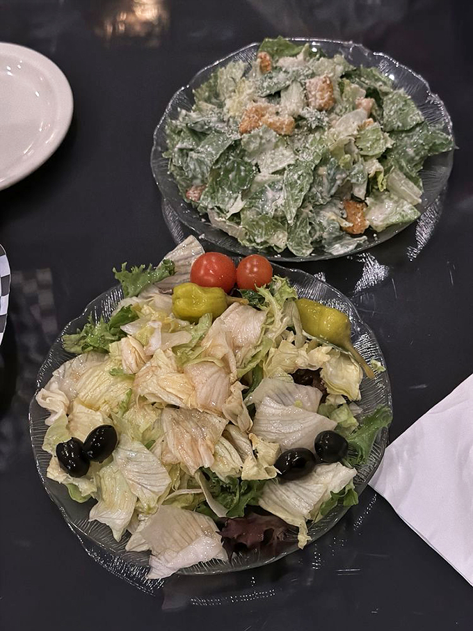 Salads so fresh, they might just convince you to eat your greens. But let's be honest – we're all here for the pizza.