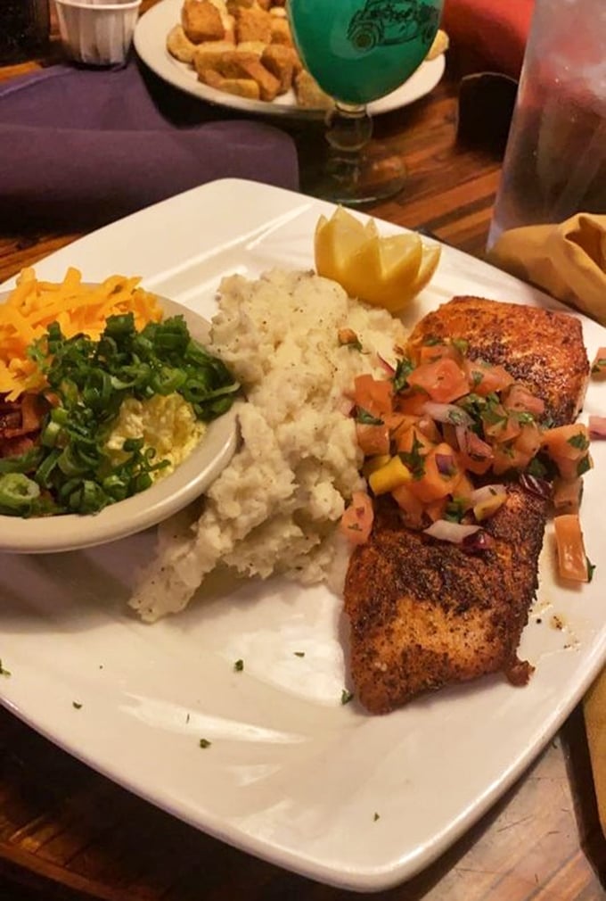 Something's fishy here &ndash; in the best way possible! This salmon dish is swimming with flavors that'll make your taste buds do backflips.