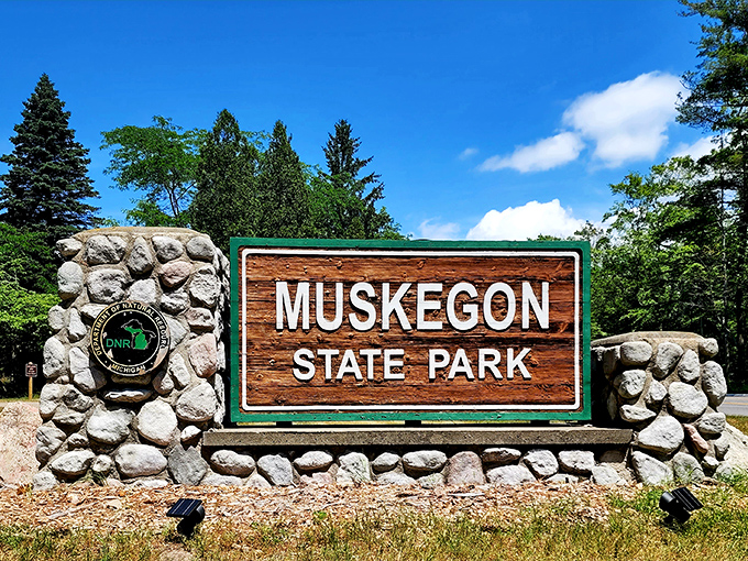 The gates to paradise, Midwest edition. Warning: entering may cause spontaneous relaxation and joy.