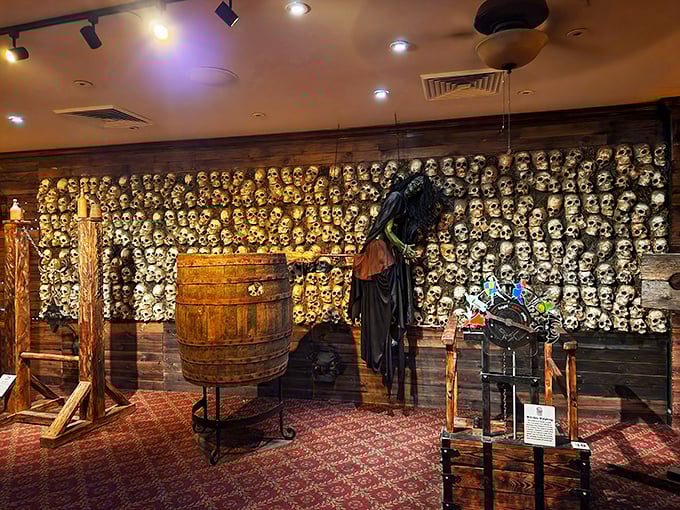 Grin and bear it! These skulls offer a toothy reminder that history wasn't always sunshine and roses.