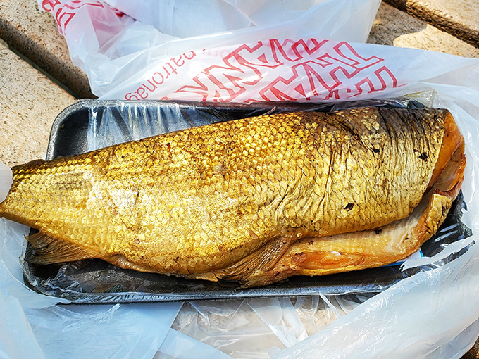 Not just a one-trick pony! Lehto's smoked fish is the catch of the day for those seeking a break from pasty paradise.