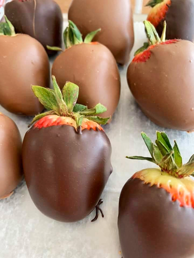 Chocolate-covered strawberries: nature's candy gets a decadent makeover. These beauties are fruit and dessert in one delicious package.