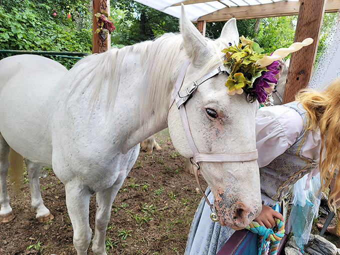 Who said unicorns don't exist? This magical creature is living proof that sometimes, dreams do come true &ndash; with a little help from some flowers and imagination.