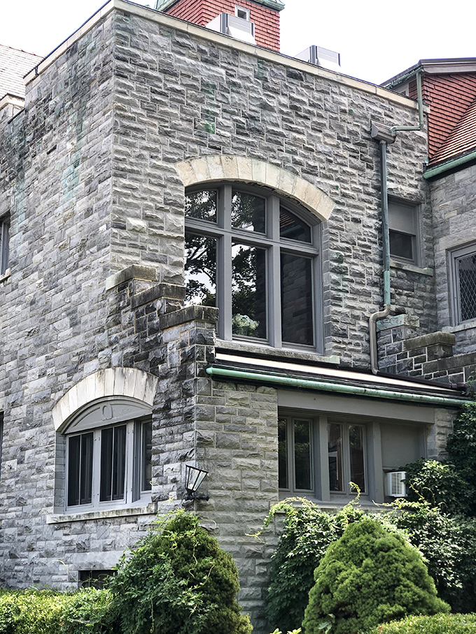 Window shopping, medieval edition. These arched beauties frame the outside world like masterpieces in a stone gallery.