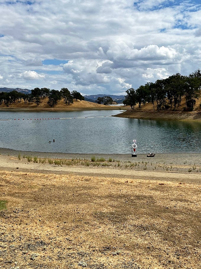 Lake Berryessa: Home to the world's most impressive bathtub drain. Don't get too close!