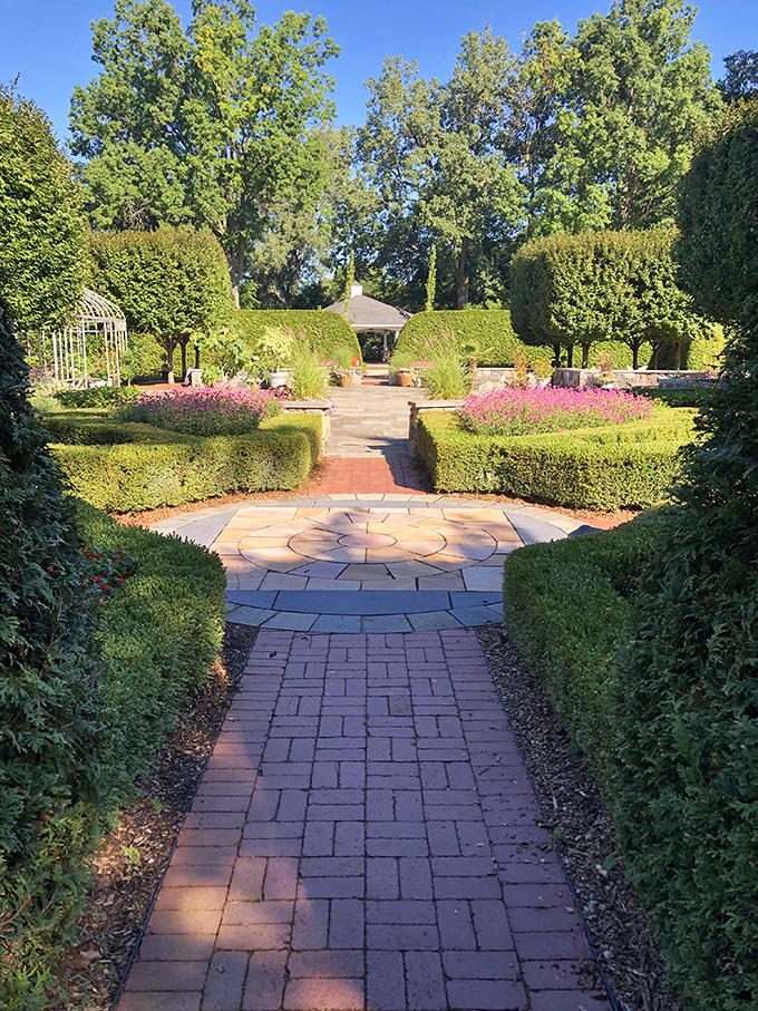 Fancy plants on parade! These manicured gardens look like they're auditioning for a royal garden party.