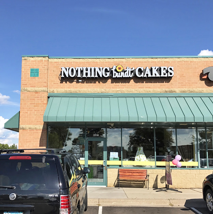 Bundt cake HQ! This storefront is like the Willy Wonka factory of the bundt world – pure magic happens inside.