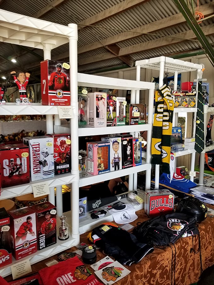 Sports fan's paradise! Score a piece of history and relive the glory days, one bobblehead at a time.