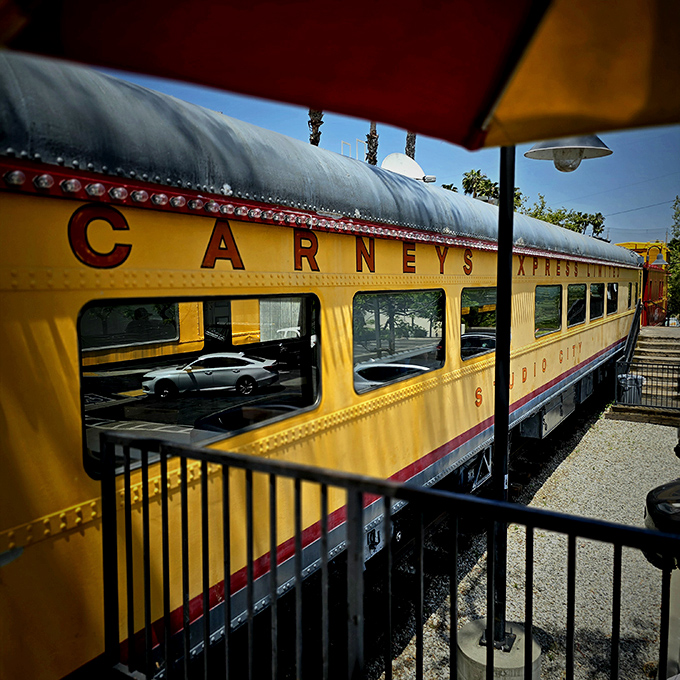 Carney's: Where the only thing more golden than the exterior is the perfectly crispy fries waiting inside. Next stop: Flavortown!