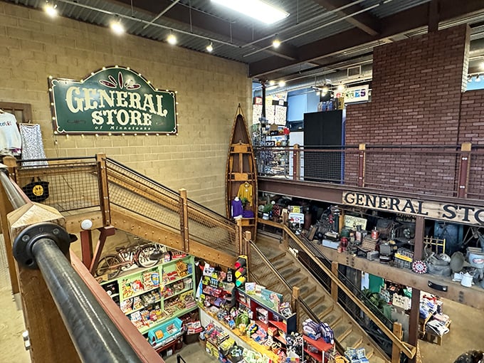 A bird's eye view of retail therapy paradise. It's like "Where's Waldo?" but with more shopping potential.