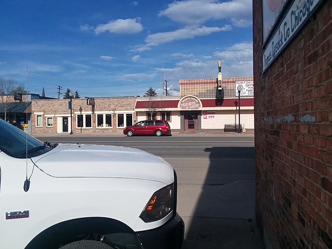 Small town, big flavors. This unassuming street view hides a world of culinary delights waiting to be discovered.