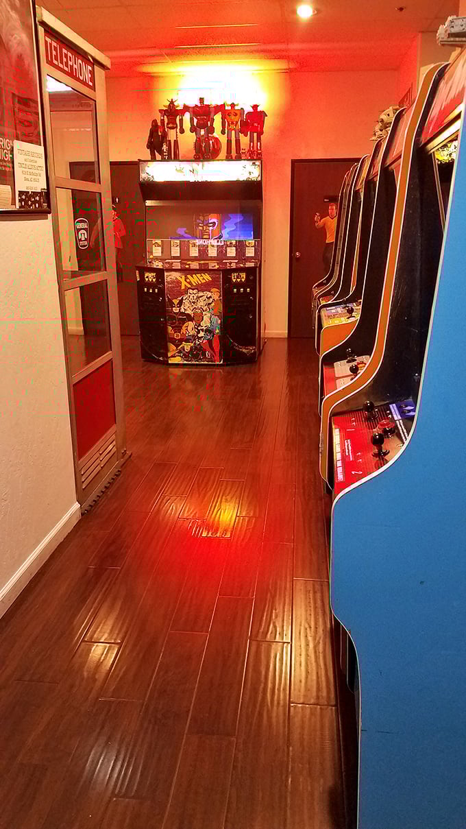 Welcome to X-Men HQ, where mutant powers are measured in quarters and high scores. Professor X would approve of this training facility!