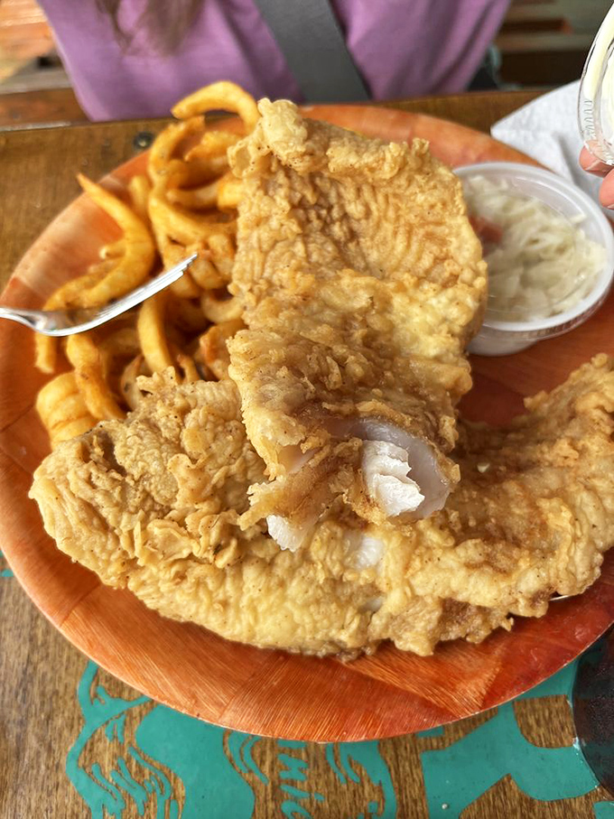 Beer-battered fish so golden, it could be on the Olympic podium. Crispy, flaky, and utterly irresistible &ndash; it's a gold medal winner!