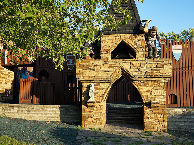 "Castle goals, anyone? This storybook structure proves you don't need to cross the pond for a taste of medieval magic."