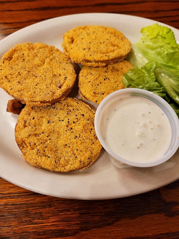 Fried green tomatoes: The South's gift to vegetable skeptics everywhere. Crispy, tangy, and utterly addictive&mdash;they're like nature's potato chips!
