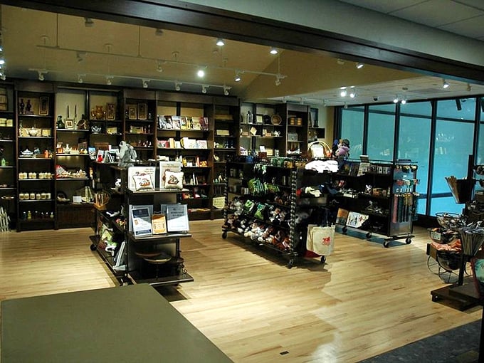 The gift shop: where you can take a piece of history home. Because nothing says "I time-traveled" like a commemorative thimble!