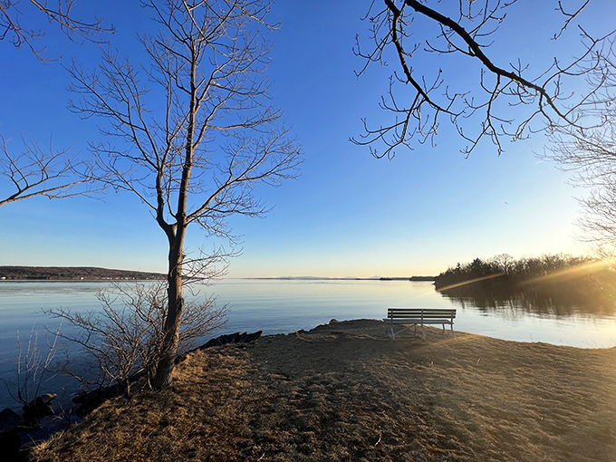 Sunrise serenity: Early birds catch more than worms at Kill Kare &ndash; they get front-row seats to nature's daily masterpiece. Coffee tastes better with a view like this. 
