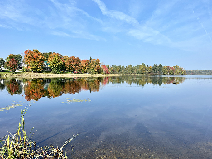 Lakeside serenity: Where the hardest decision is choosing which Adirondack chair to claim as your throne.