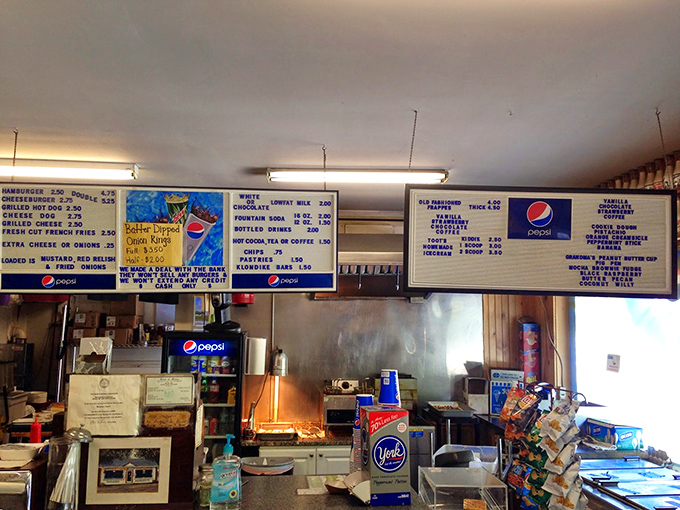 A menu board that reads like poetry to hungry souls. Simple pleasures spelled out in chalk &ndash; what more could a food lover ask for?