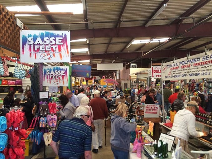 Packed house, packed shelves! When the deals are this good, everyone wants a piece of the action.