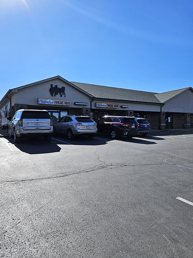 Parking's a breeze, but leaving might be hard. Don't be surprised if your car refuses to budge after such a hearty meal!