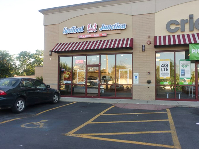 Park your car and prepare your taste buds. This lot is the gateway to a seafood adventure!