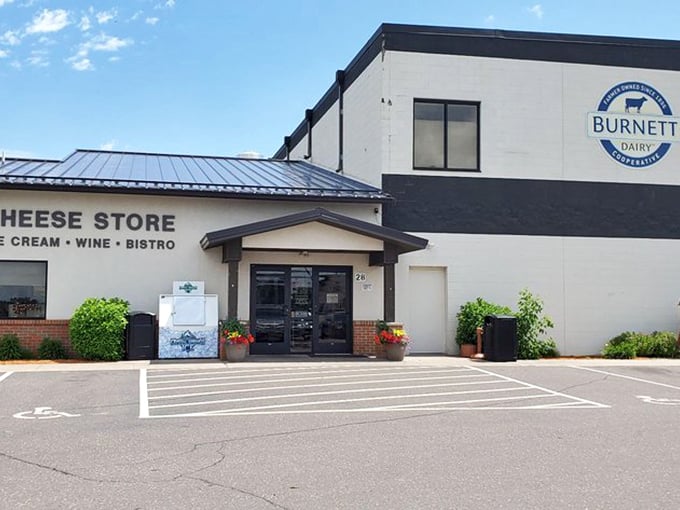 Park your car and prepare for a cheese-filled adventure. This lot is the starting line for your dairy marathon!