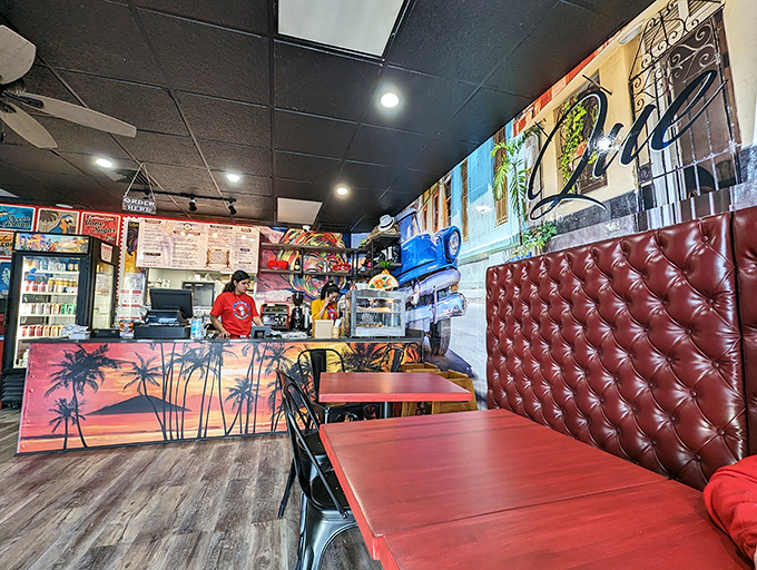 Where the magic happens! This counter is like mission control for your taste bud's journey to flavor town.