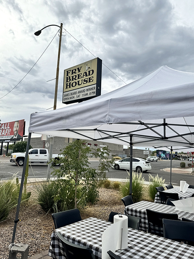 Fry Bread House: where dreams and dough collide! This unassuming exterior hides a world of Native American culinary delights waiting to be discovered.