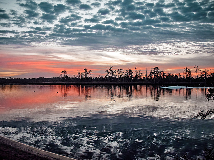 Sunset spectacular: Where the sky puts on a light show that makes Broadway look like a school play. Nature's grand finale, folks!