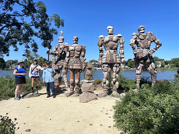 "Tourist trap or geological gem? Either way, these stony stars are ready for their close-up!"