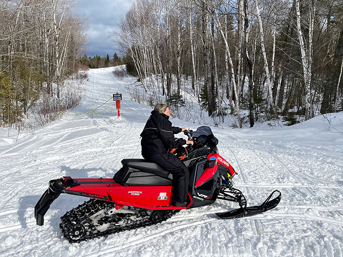 Winter wonderland: When Mother Nature turns Baxter into her personal snow globe, complete with thrilling rides for the bold.