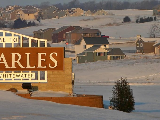 Frosty fields forever! St. Charles in winter is like stepping into a Currier and Ives print, minus the horse-drawn sleighs (usually).