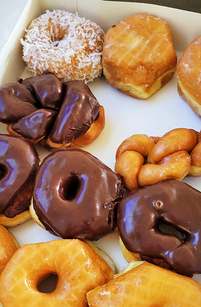 A United Nations of donuts. This box proves that diversity is not just delicious &ndash; it's downright irresistible.