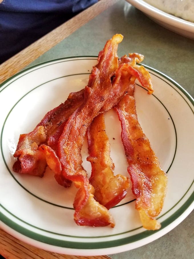 Bacon so perfectly crisp, it should come with a warning label: "May cause involuntary happy dances." Breakfast's unsung hero takes center stage.