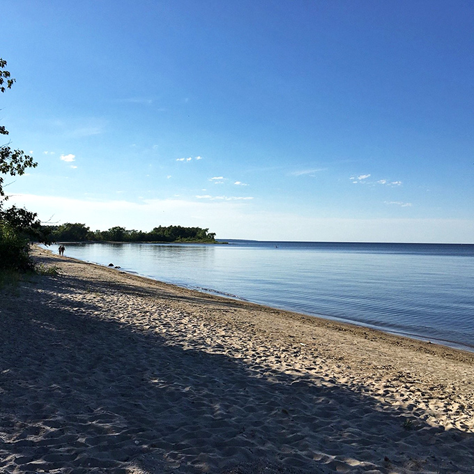 Beach bliss: Where "do nothing" becomes an art form. This sandy stretch is the perfect place to practice the fine art of lounging &ndash; no experience necessary!